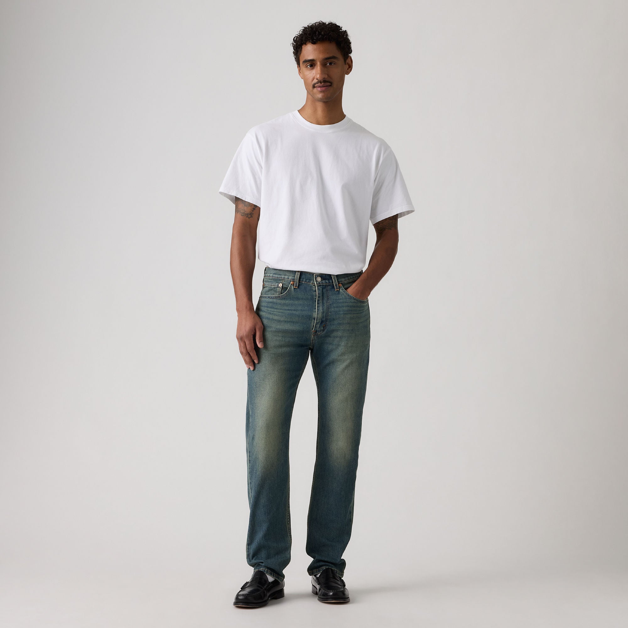 Levi's® Men's 505™ Regular Jeans - L River Bank Cool | Levi's TH