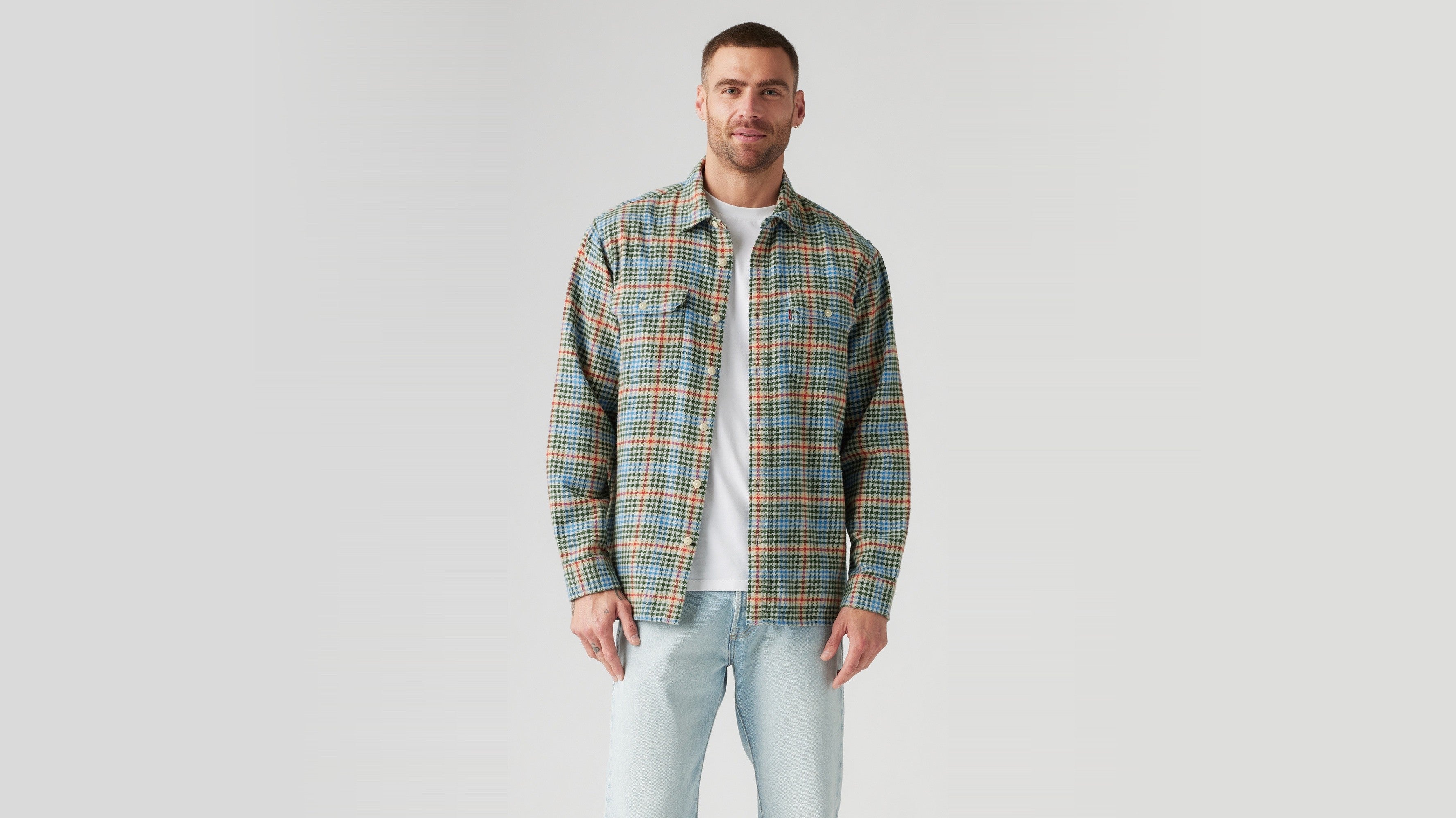 Levi’s® Men’s Jackson Worker Overshirt - Multicolour | Levi's TH