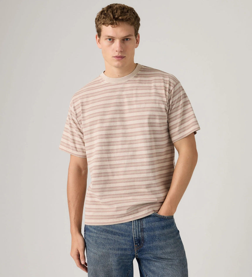 Levi's® Men's Red Tab Vintage T-Shirt - Rheem Overdye Stripe Pumice ...