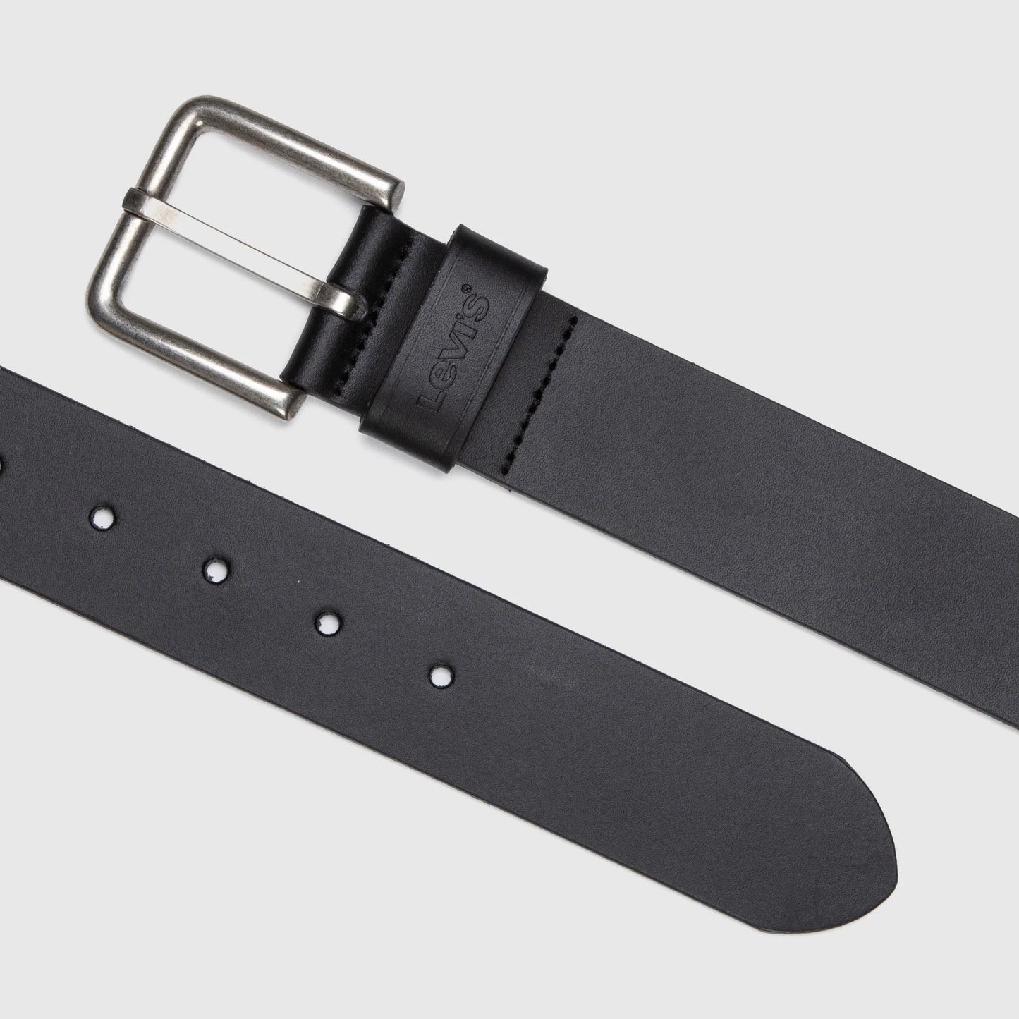 Levi's® Men's Square Buckle Belt - 1655 Caviar | Levi's TH