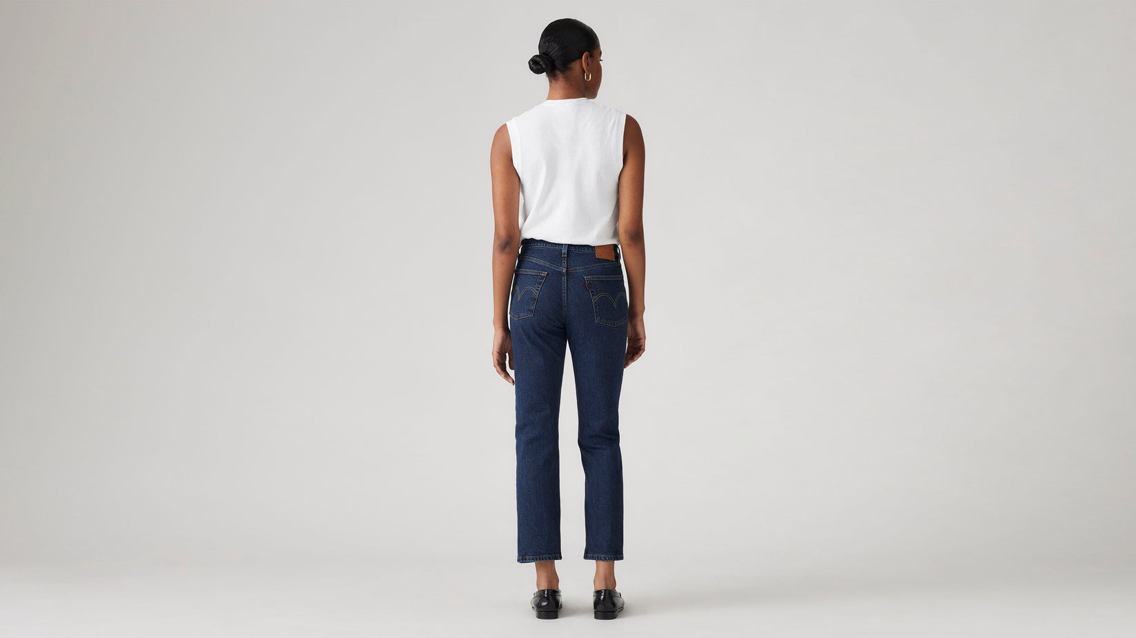 Levi's® Women's 501® Original Cropped Jeans - Dark Indigo | Levi's TH
