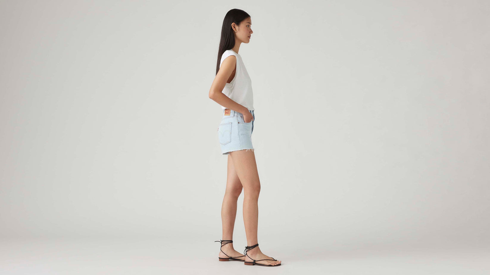 Levi's® Women's 501® Original High-Rise Jean Shorts - Light Indigo ...