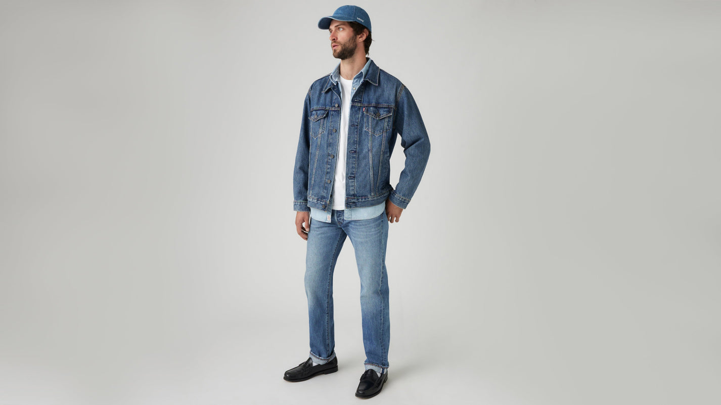 Levi's® Men's 501® Original Selvedge Jeans - Medium Indigo | Levi's TH