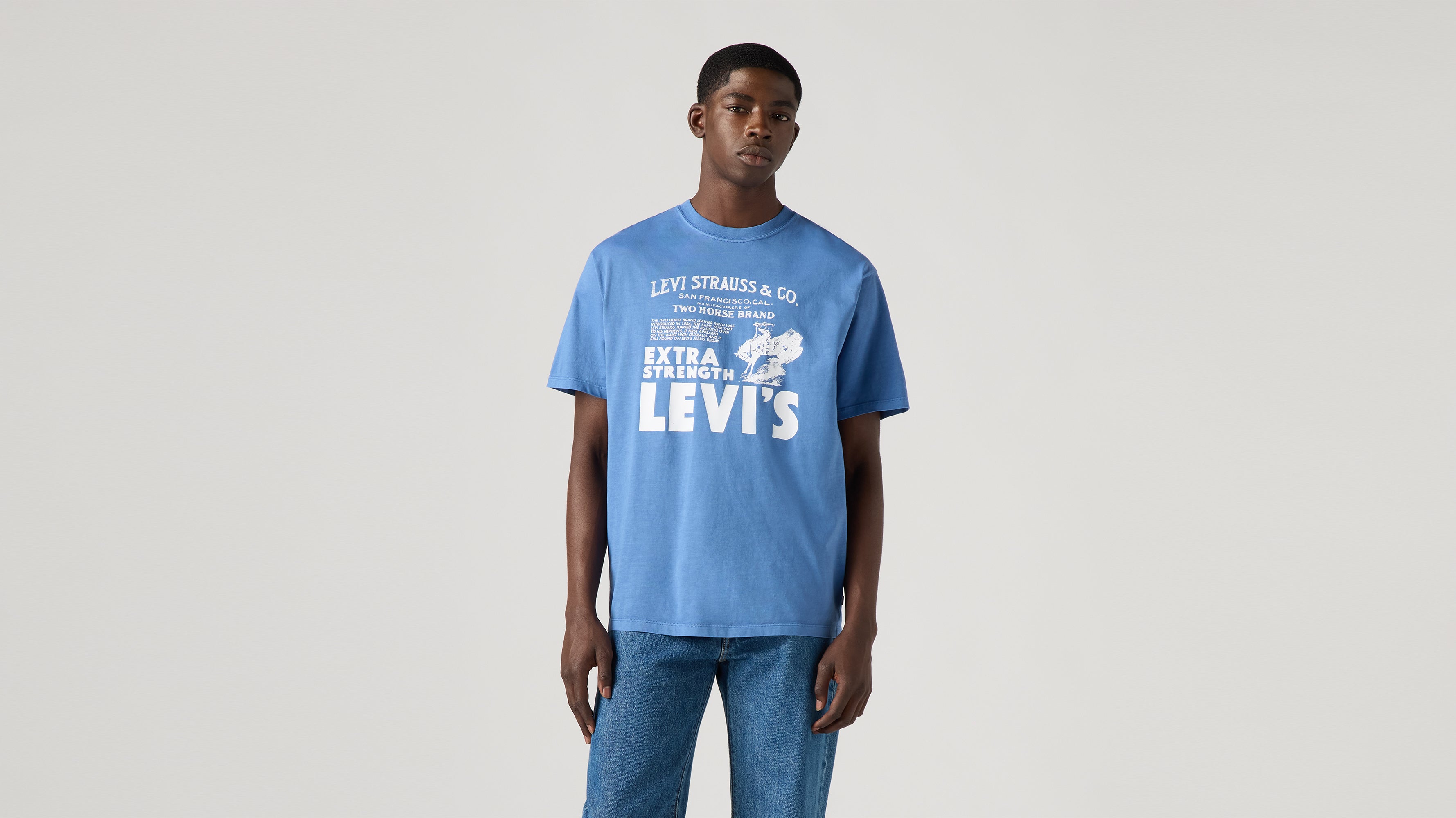 Levi's® Men's Graphic Vintage Fit T-Shirt - Blue | Levi's TH