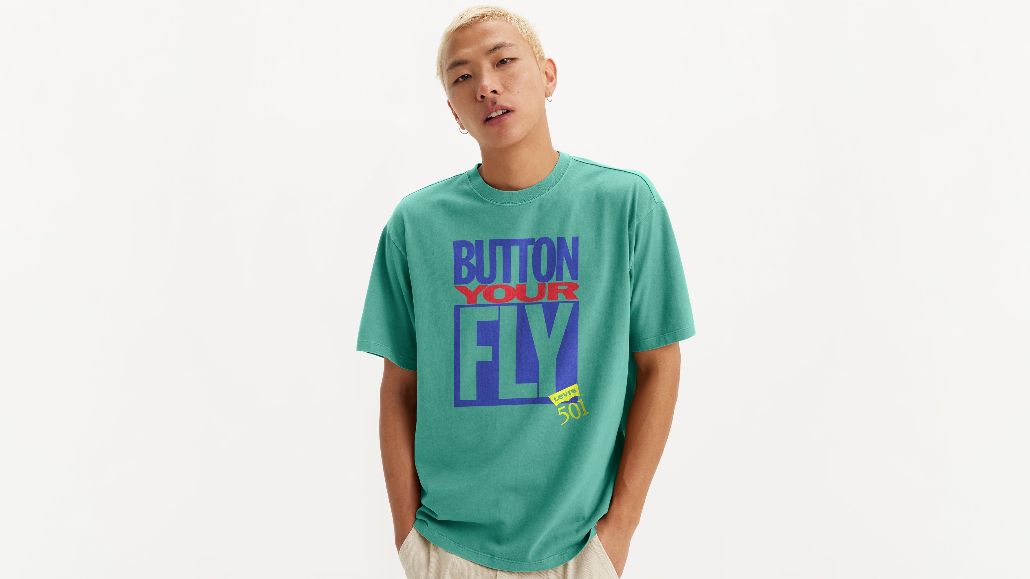 Levi's® Men's Graphic Vintage Fit T-Shirt - Green | Levi's TH